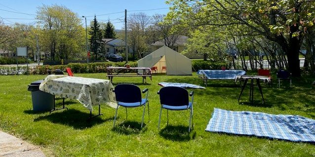 Tent Gathering at Juniper House